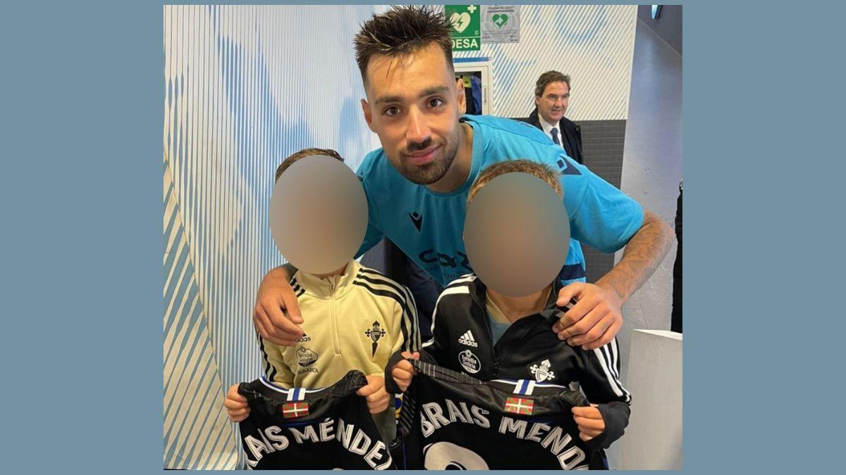 CELTA 1- 2 REAL SOCIEDAD: El regalo de Brais Méndez a dos pequeños fans ...