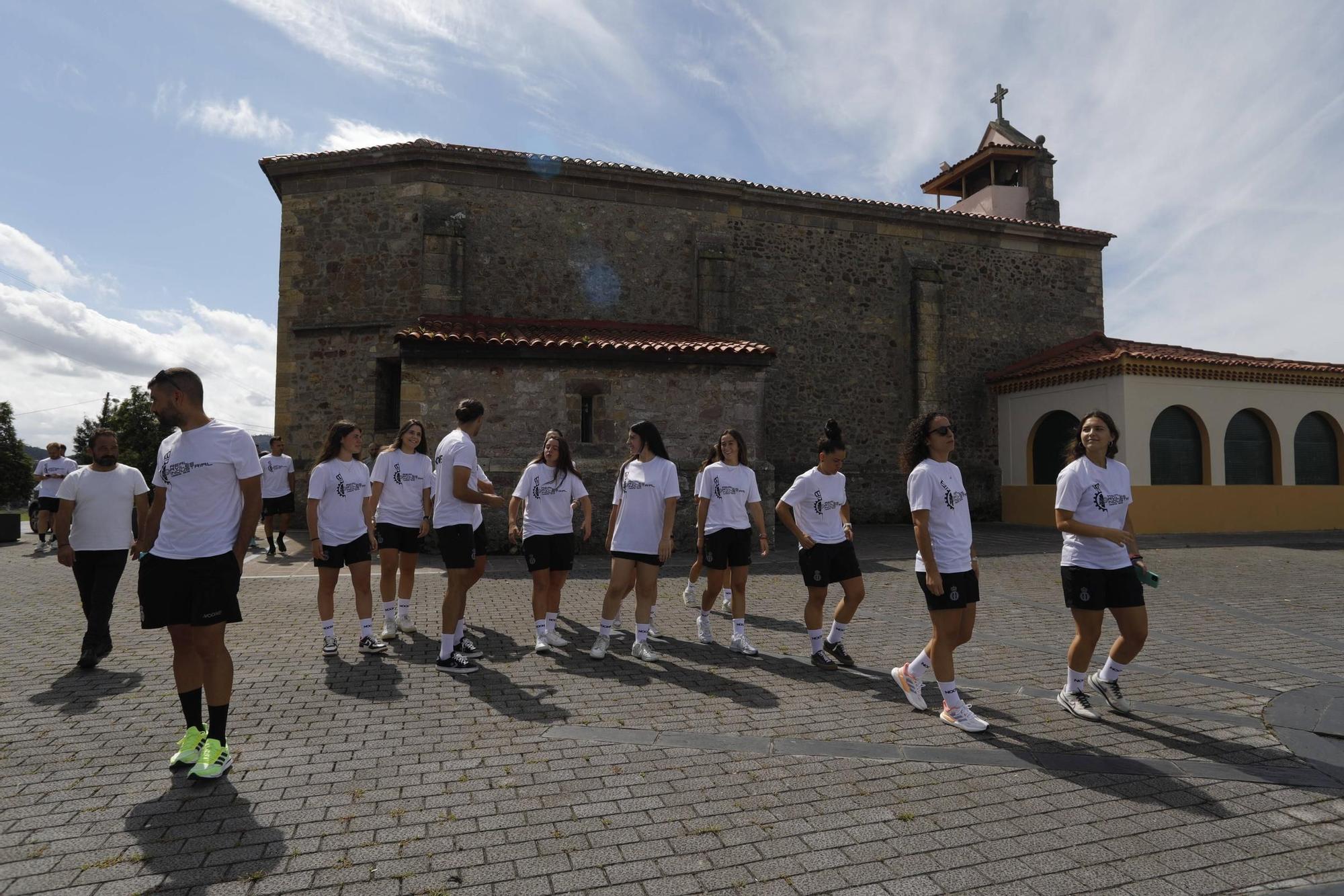 EN IMÁGENES: Así fue la ofrenda del Avilés a la Virgen de La Luz