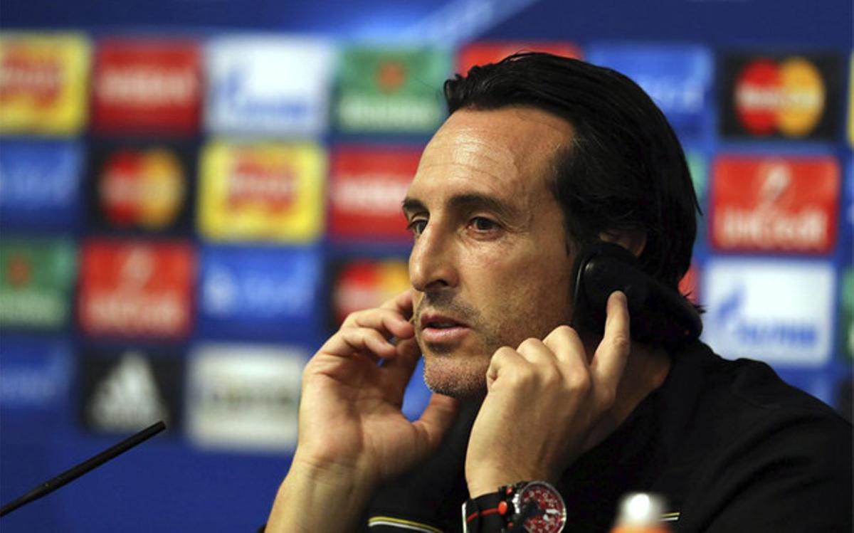 Emery: "Queremos ser protagonistas en la Champions"