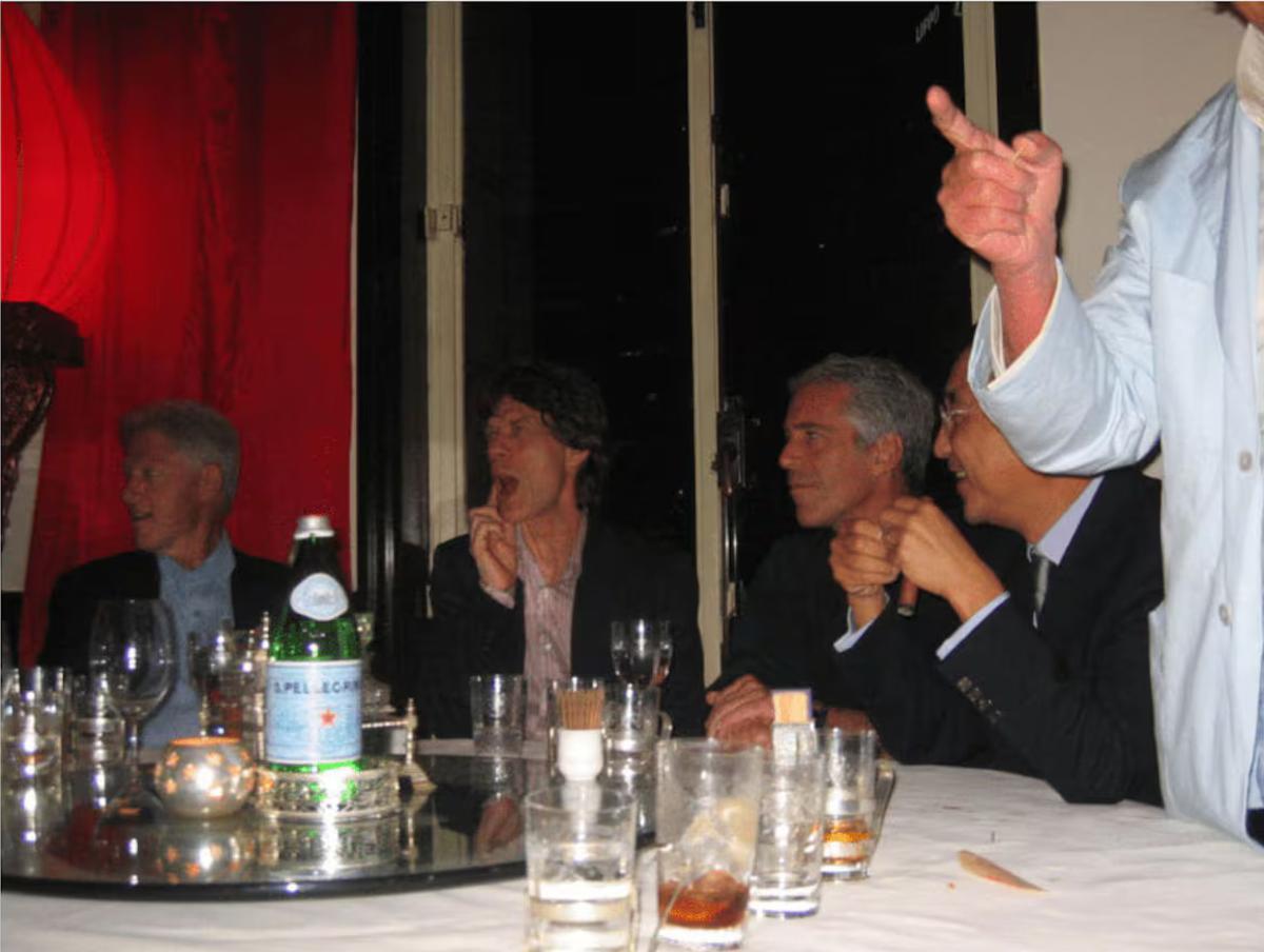 Bill Clinton, Mick Jagger, Michael Jackson, Sarah Ferguson... Trump ...