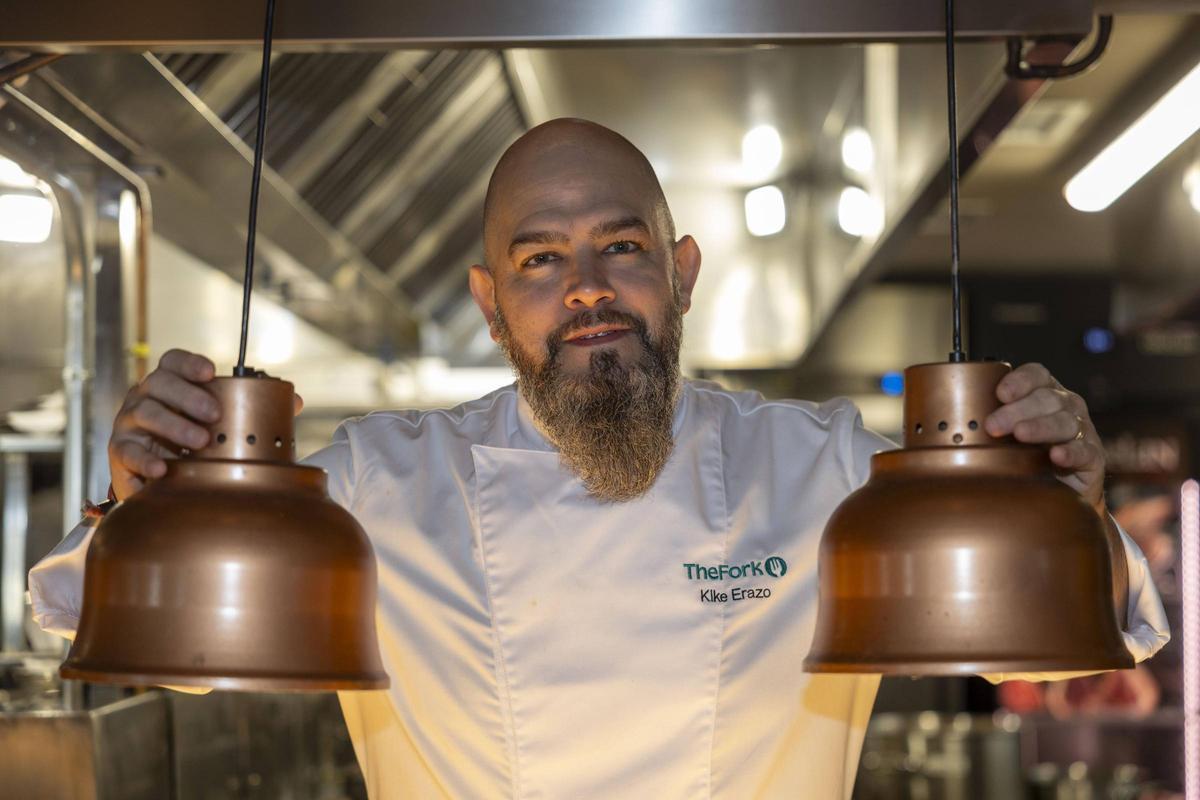 Kike Erazo, chef del restaurante Morralla de Palma, finalista a la ...