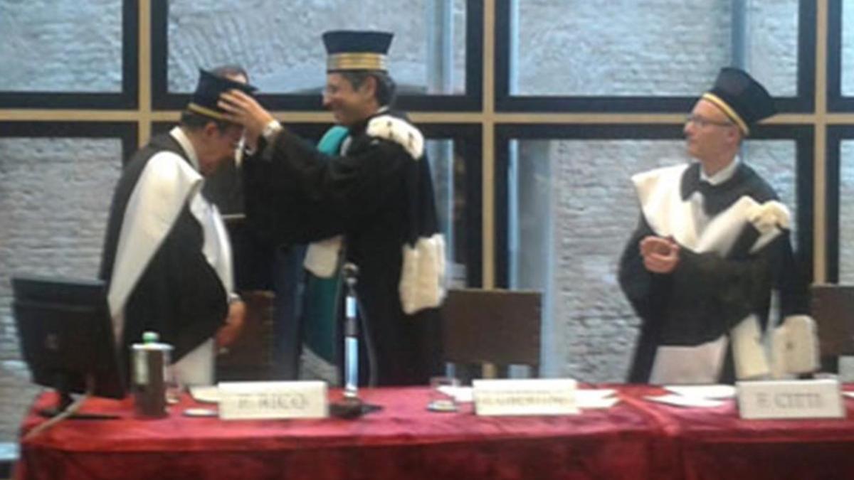 Francisco Rico, doctor 'honoris causa' por la Universidad de Bolonia