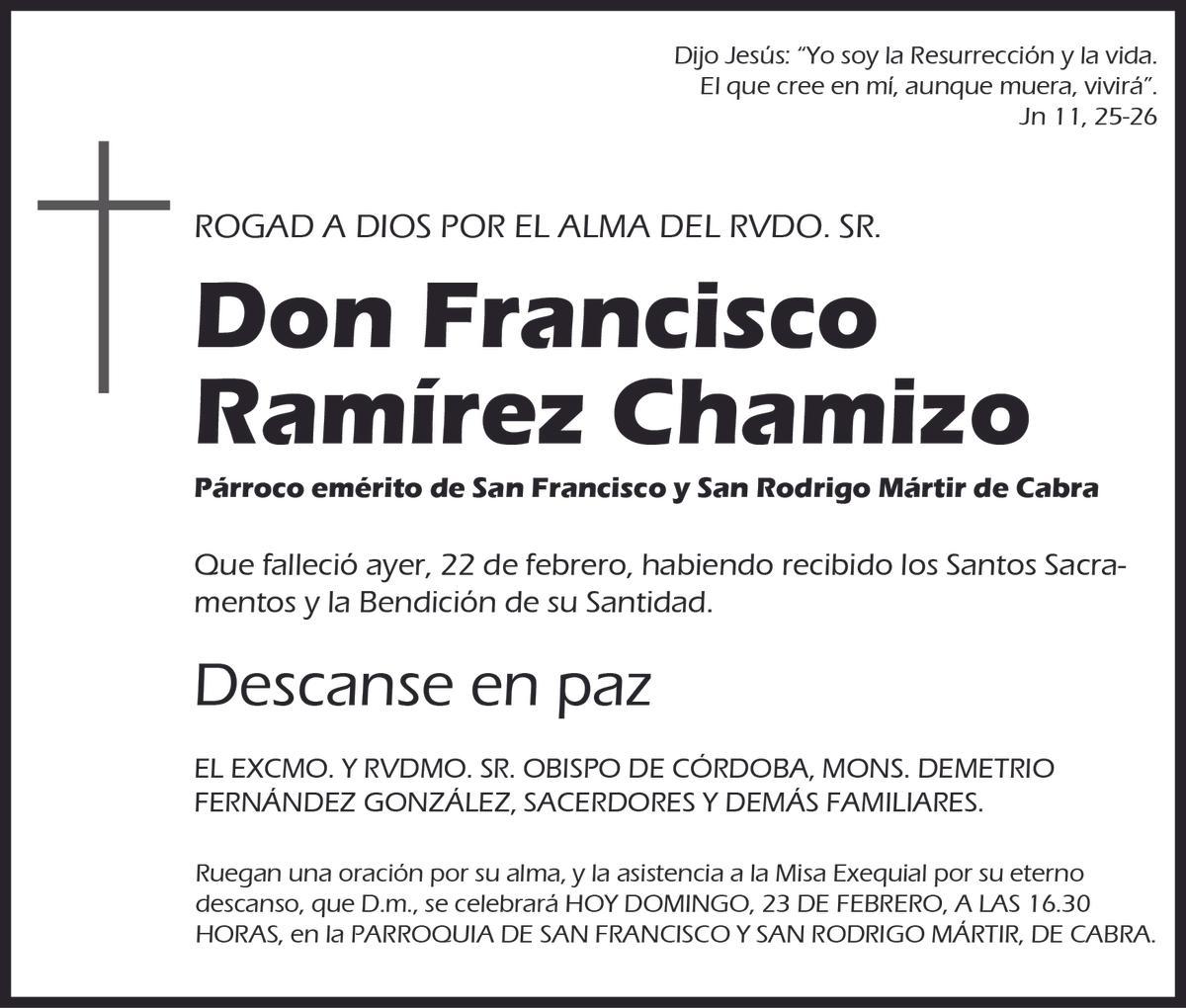 Francisco Ramírez Chamizo