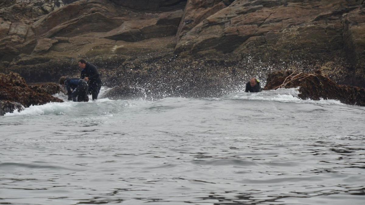 Os percebeiros petan á porta da Unesco