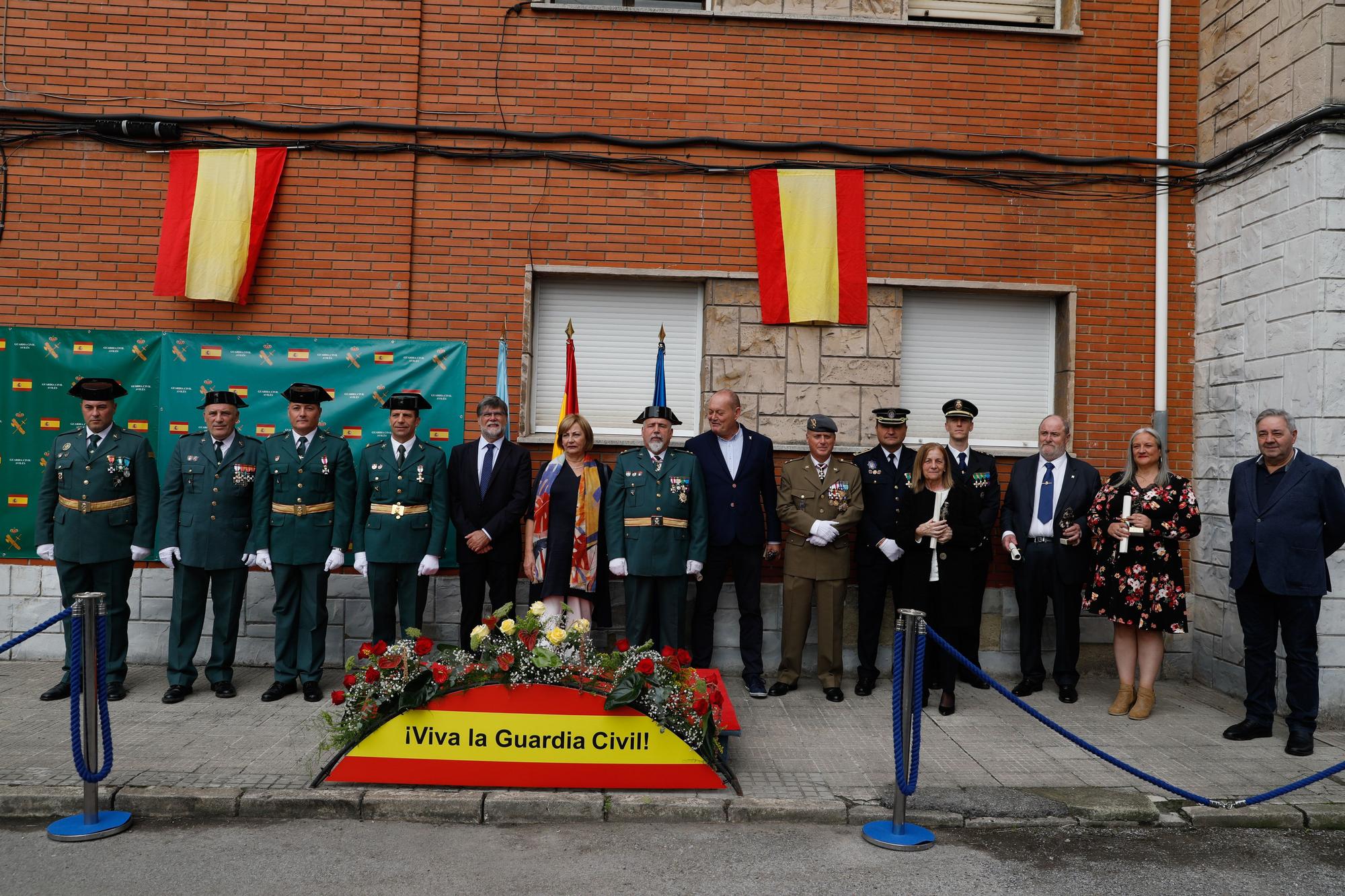 La Guardia Civil de Avilés recupera los festejos del Pilar