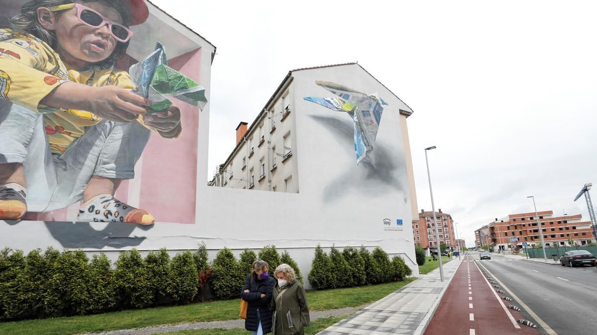 En imágenes: todos los grafitis gigantes de Siero, que sumará uno más ...