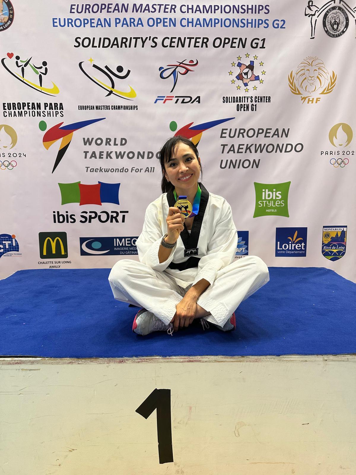 Isis Vargas, campeona de Europa de Taekwondo Máster
