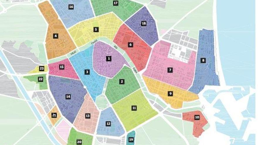 Valencia | El nuevo plan de barrios supera los 19 distritos y ordena la ...