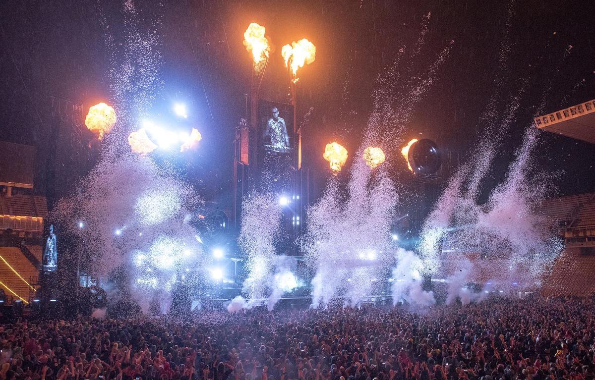 Concierto de Rammstein en el Estadi Olímpic