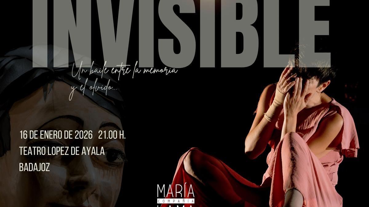 DANZA TEATRO LÓPEZ AYALA MARÍA LAMA INVISIBLE BADAJOZ | La compañía de ...