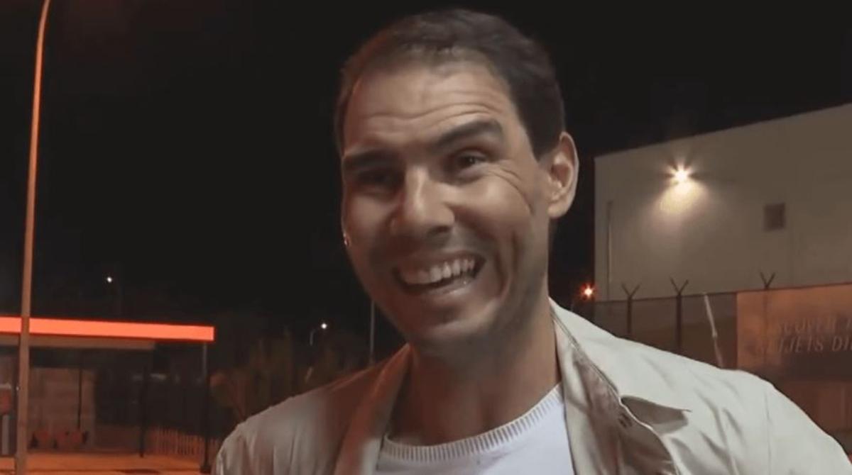 RAFA NADAL RETIRADA | La viral reacción de Nadal al llegar a Mallorca ...