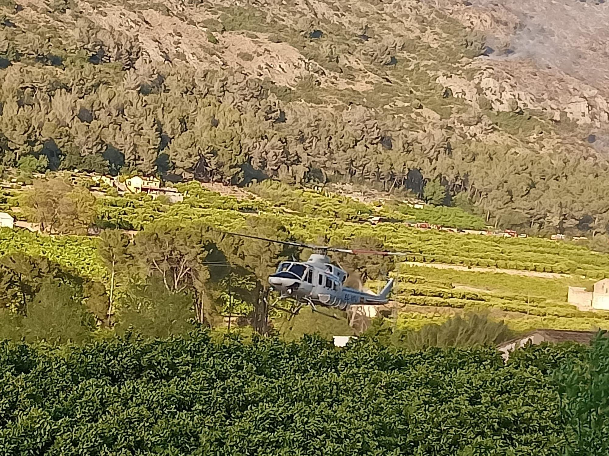 Así ha quedado la Murta y la Casella tras el incendio