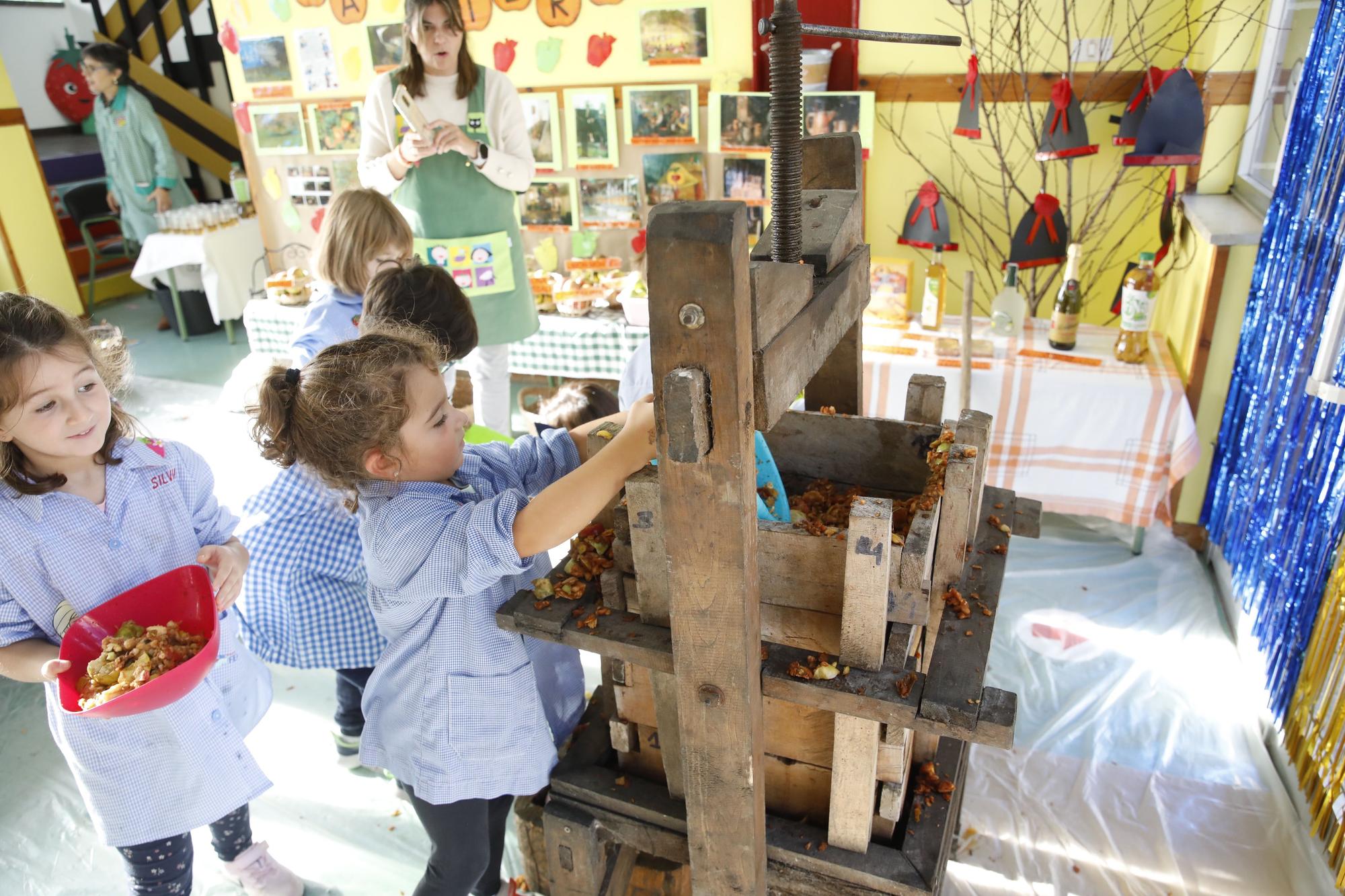 En imágenes: La escuelina Las Mestas crea su propio llagar - La Nueva ...