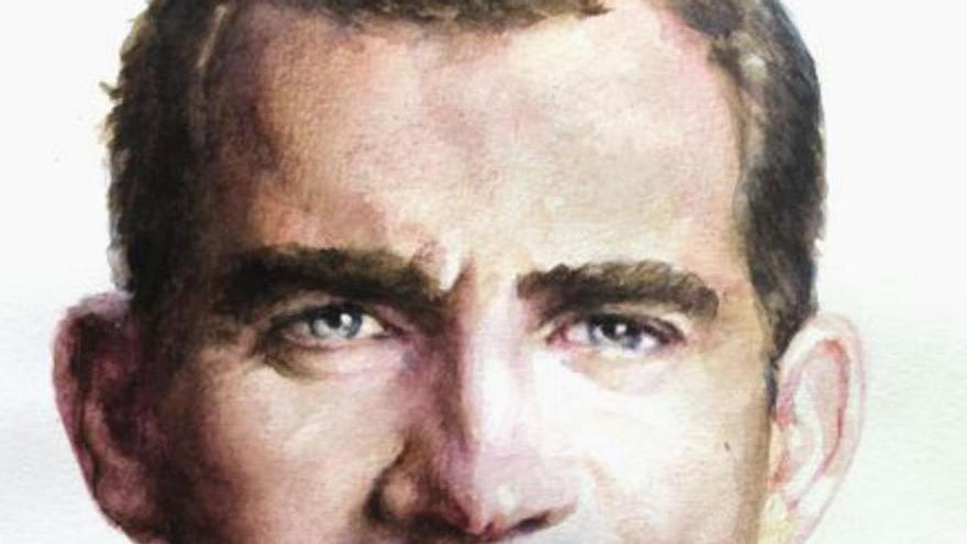 Lamenca dona un retrato de Felipe VI al consistorio
