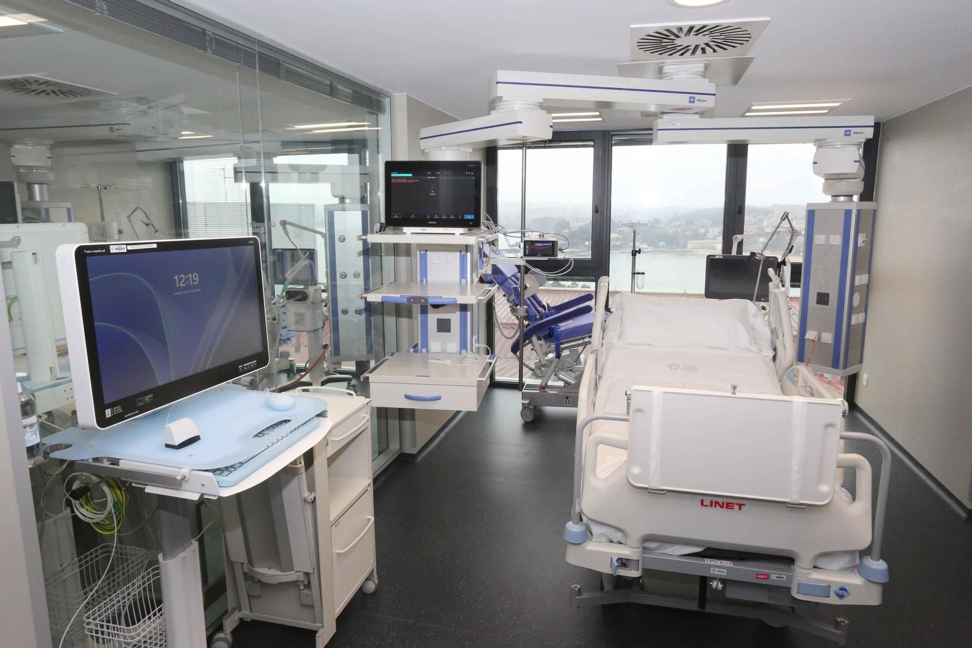Presentación de la nueva UCI del Complexo Hospitalario Universitario de A Coruña (Chuac)
