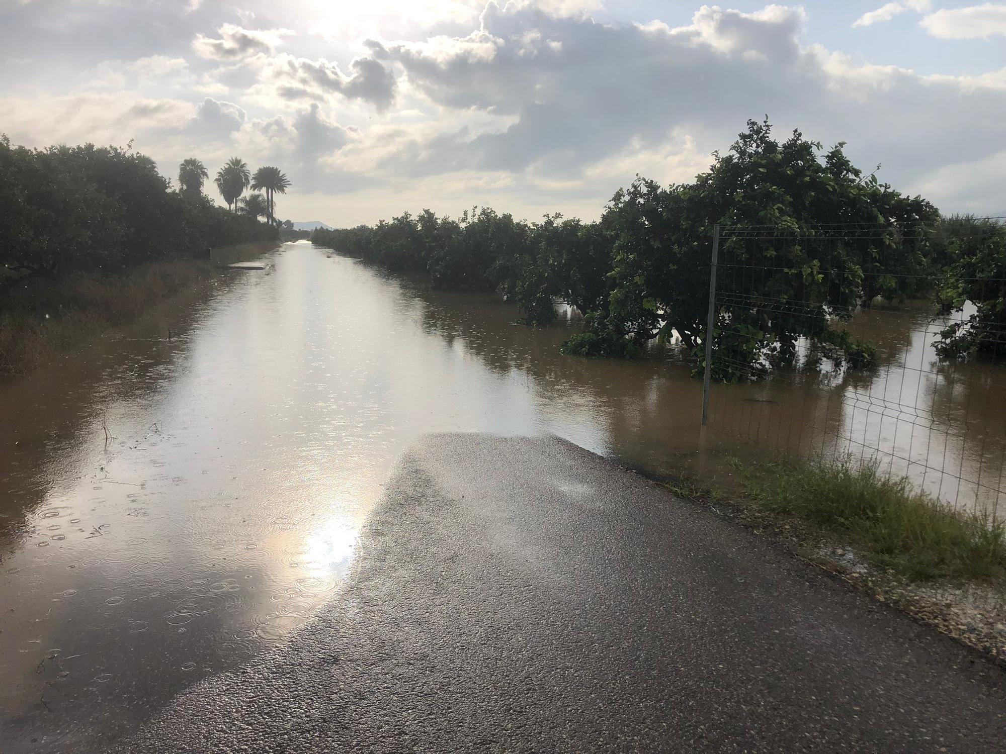 Las imágenes que deja la descomunal tromba de agua en Algemesí y ...