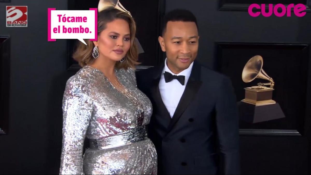 Chrissy Teigen presume del padre de sus hijos, John Legend - Cuore