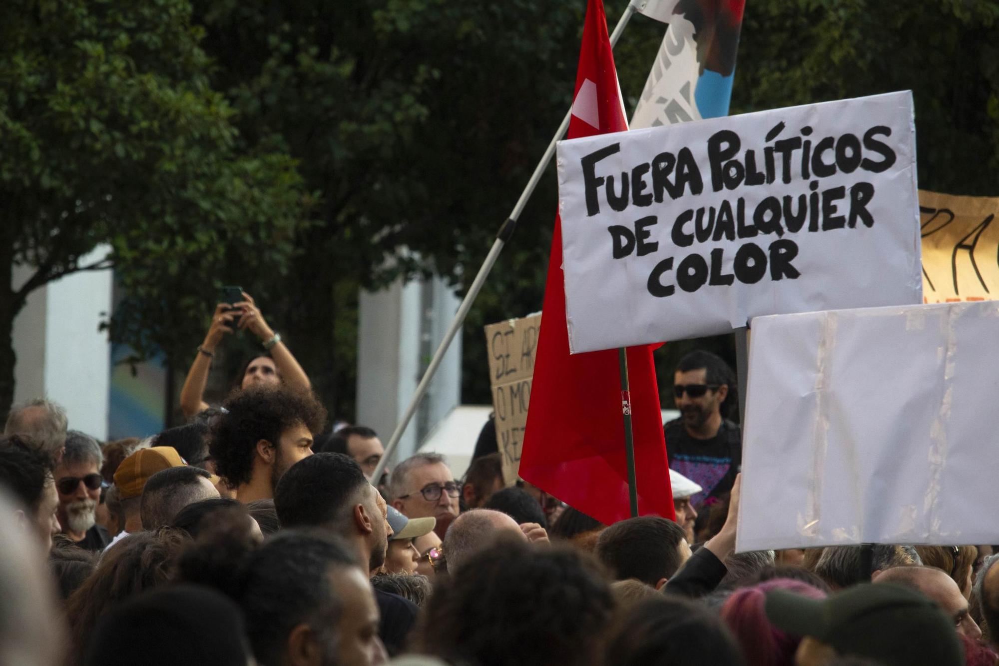 Medio millar de personas demandan en Santiago otra política forestal