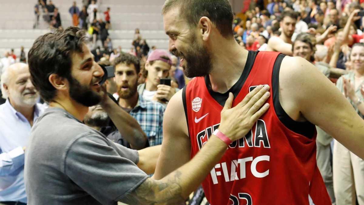 Marc Gasol obre les portes del Girona a Ricky Rubio