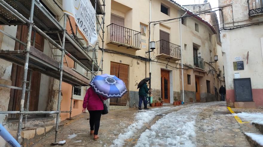 Nieve Valencia: municipios nevados hoy