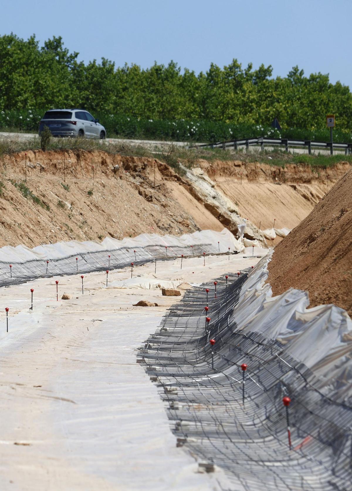 Valencia | Obras en el cunetón de Aldaia para evacuar las aguas pluviales