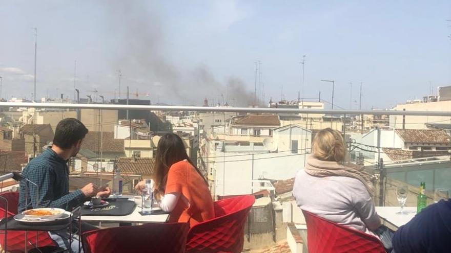 Incendio Valencia Hoy: Siniestro en pleno centro de la ciudad
