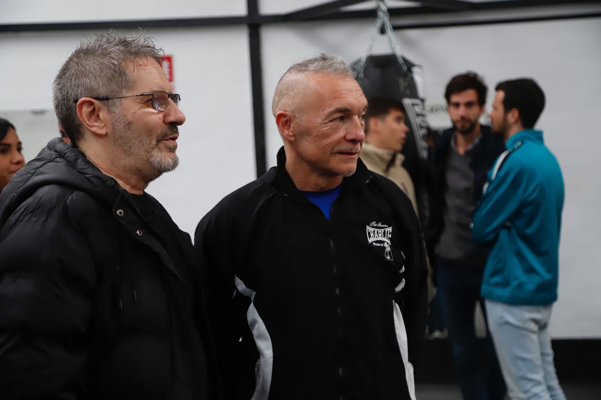 Las imágenes del pesaje de El Cazador Jr y Ronny Landaeta - Diario Córdoba