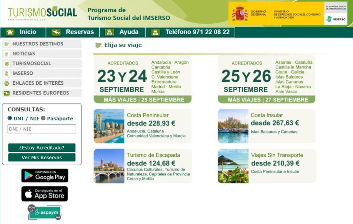 MIS RESERVAS IMSERSO | Cómo gestionar tus viajes del Imserso y pagar la reserva