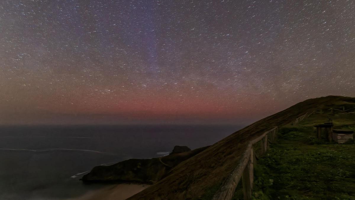 Las excepcionales imágenes del cielo de Asturias durante la noche: unas ...
