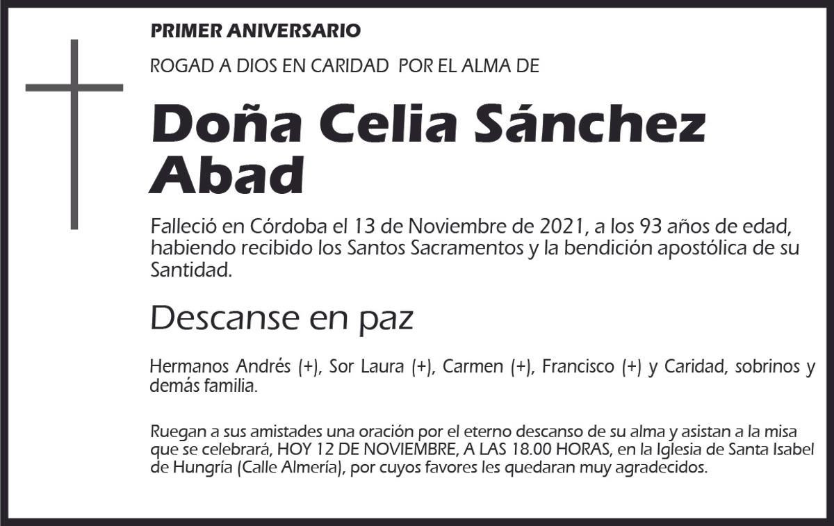 Celia Sánchez Abad