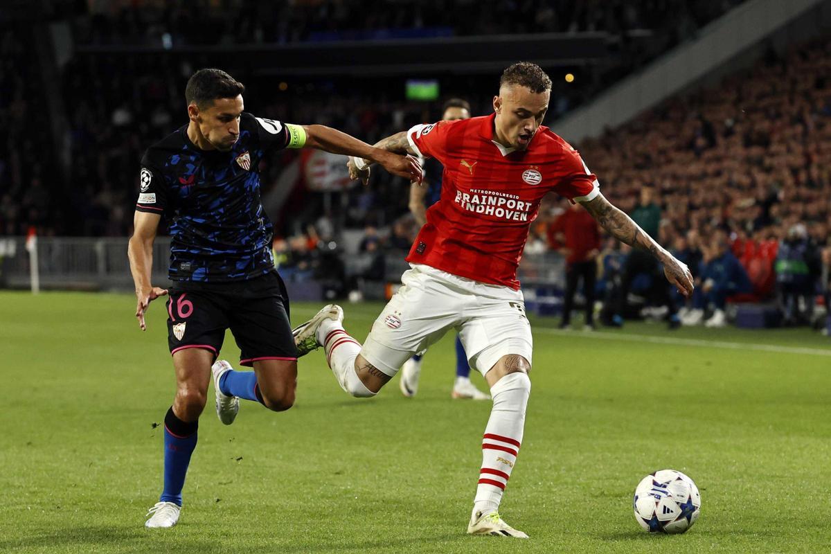 Champions League | PSV - Sevilla, en imágenes