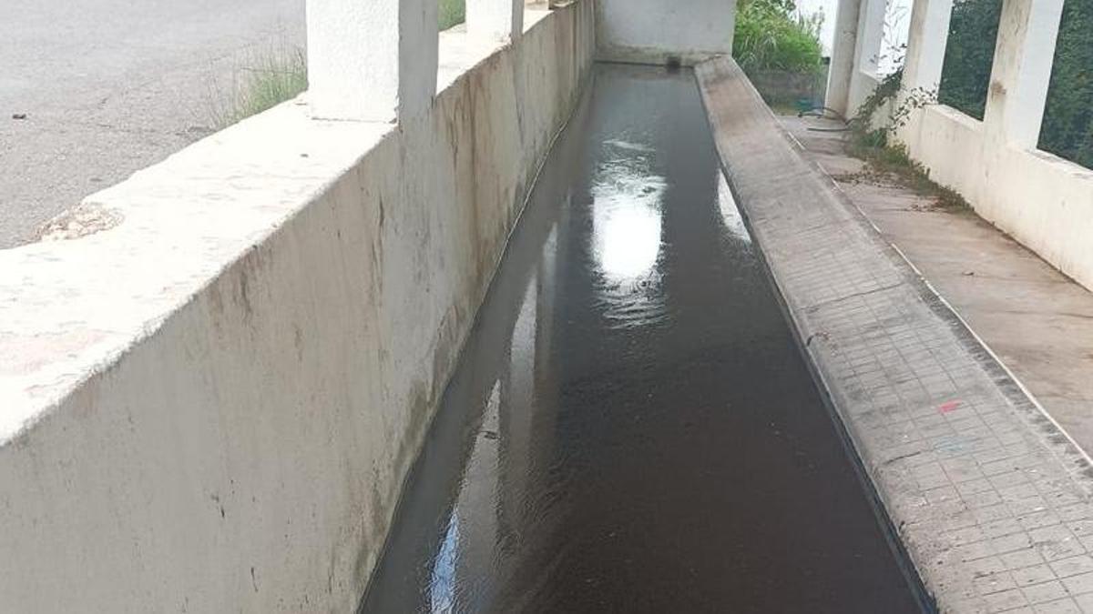 Vandalismo en el lavadero de Sumacàrcer