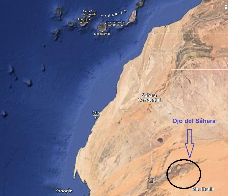Ojo del Sáhara: ¿Qué es el enigmático círculo visible desde el espacio?