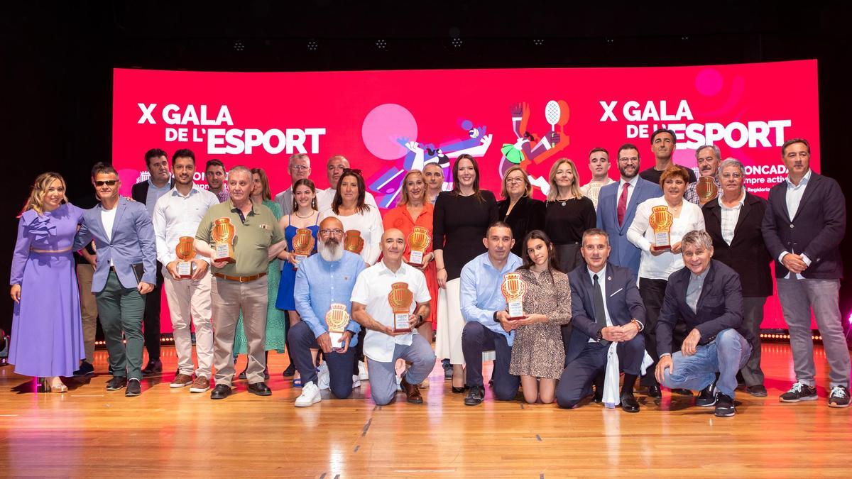 Moncada premia a sus mejores deportistas