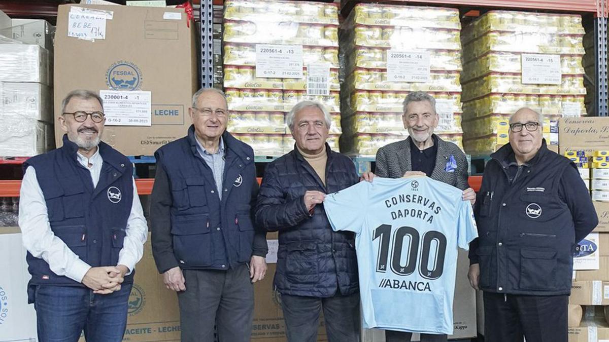 Quinientos kilos de conservas para el Banco de Alimentos