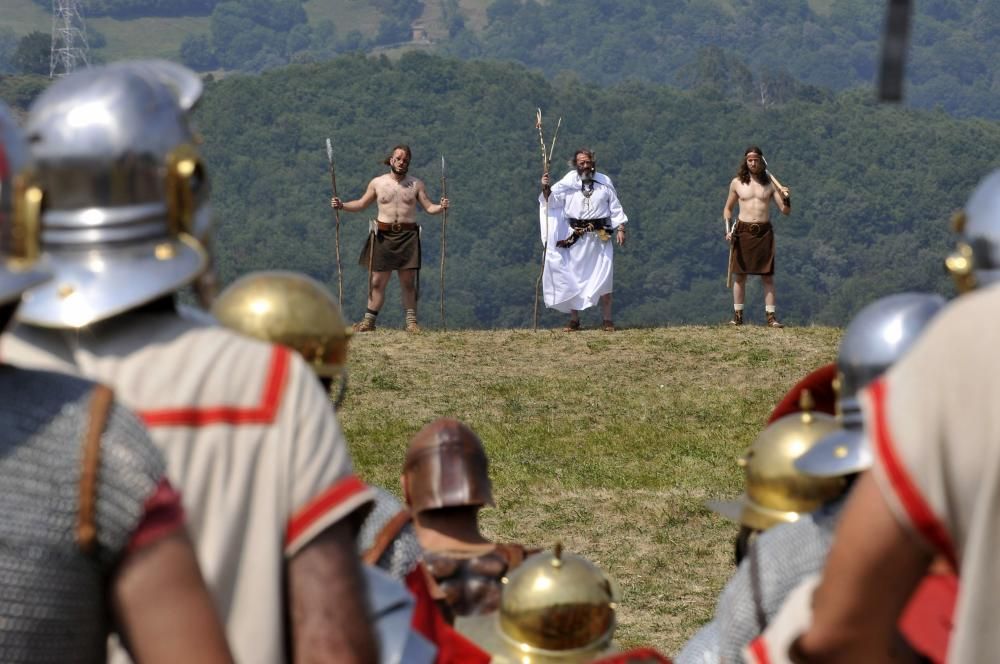 Batalla entre astures y romanos en Carabanzo