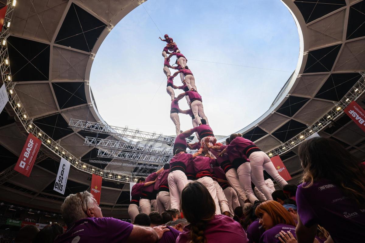 Mejores imágenes de la final del Concurso de Castells de Tarragona 2024