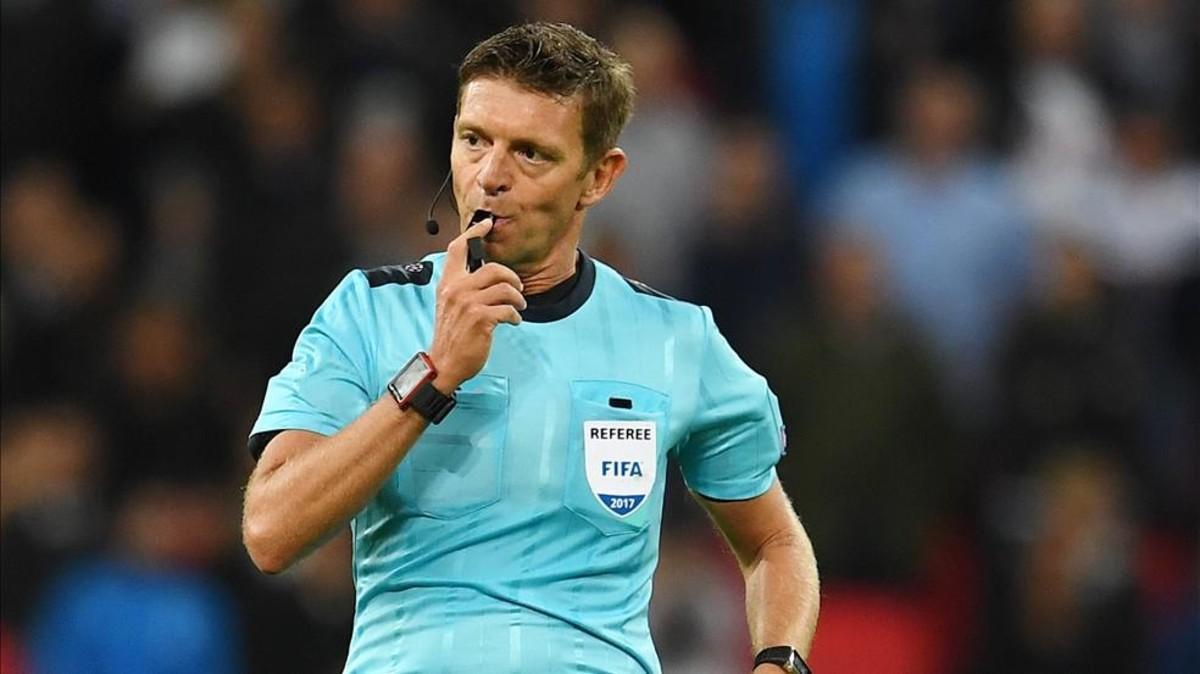 Gianluca Rocchi, árbitro para el Atlético-Arsenal