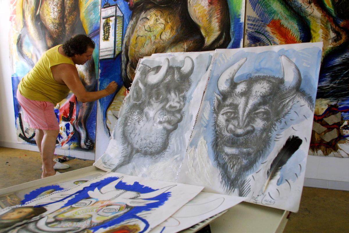 Muere Pepe Lucas, el gran pintor y escultor del universo multicolor