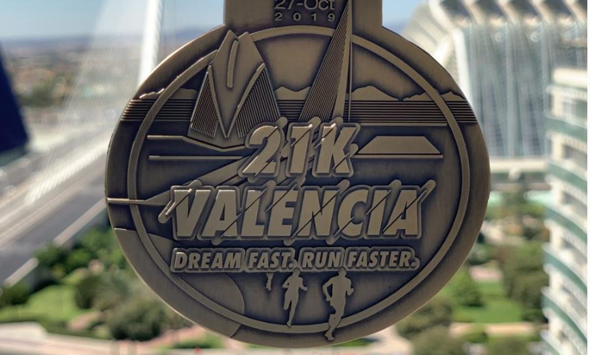 Cómo personalizar tu medalla del Medio Maratón València 2019