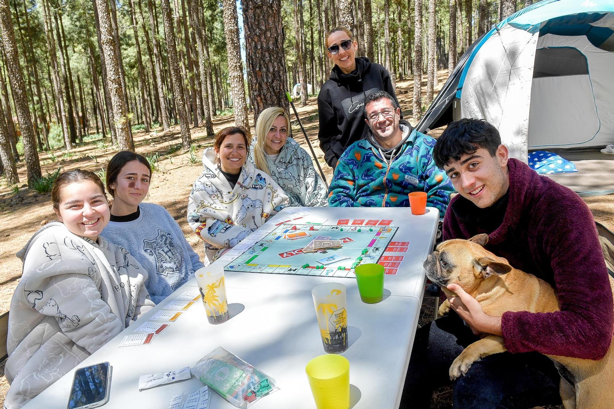 FOTOS: Acampadas en la cumbre de Gran Canaria