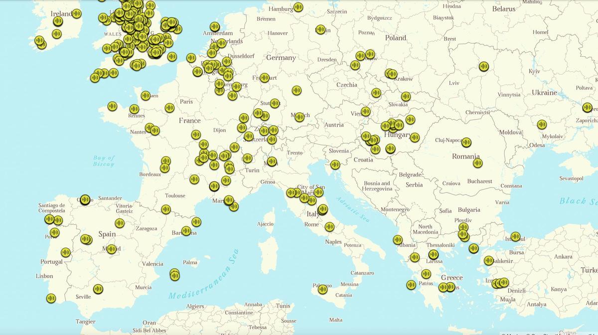 El mapa que te permite escuchar los sonidos de los bosques de todo el ...