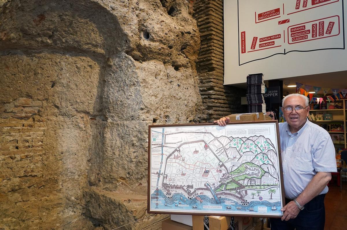 Recreación a mano: La Málaga musulmana renace con arte y un bolígrafo