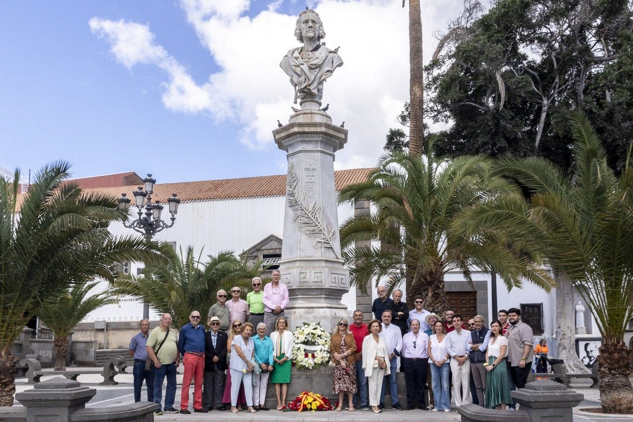 FOTOS | Homenaje a Cristóbal Colón en Las Palmas de Gran Canaria