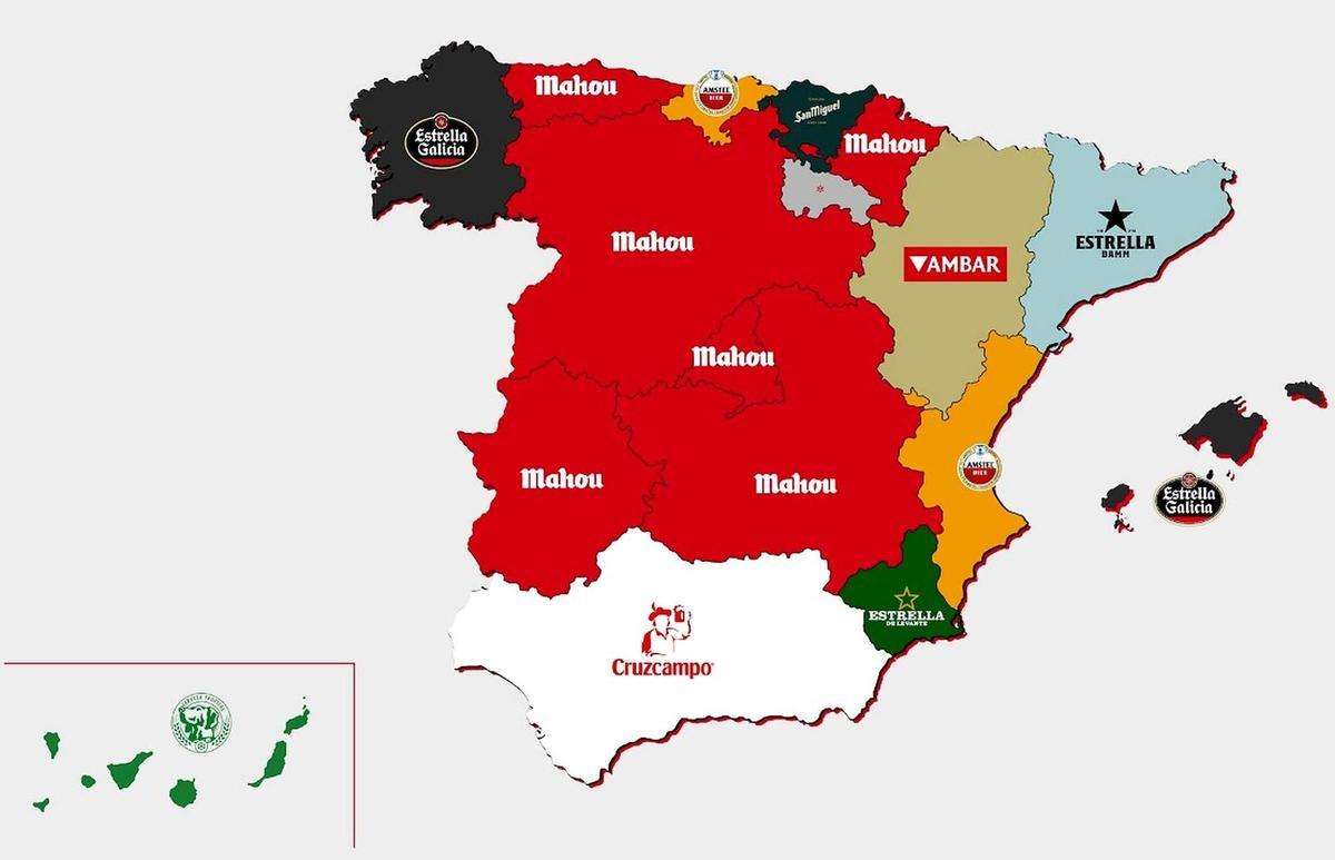 Mahou reina en España, pero no es la caña en la Comunidad Valenciana ...