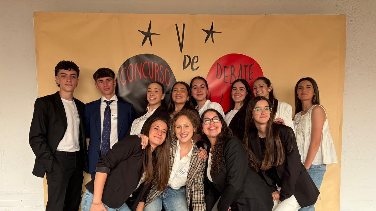 Doble éxito del Salesiano de Mérida en el debate escolar regional