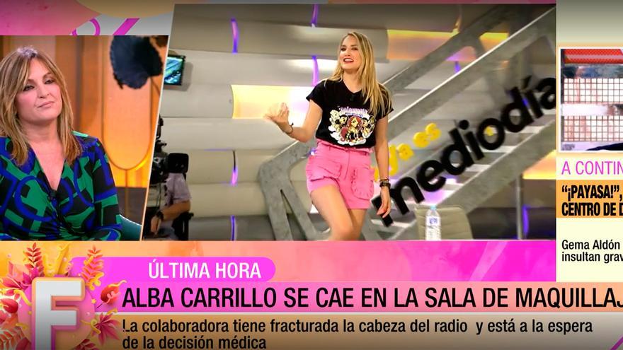 CAÍDA ALBA CARRILLO | Última hora del estado de salud de Alba Carrillo ...
