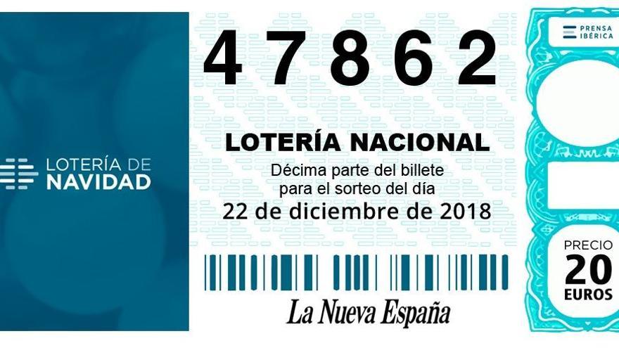 Lotería de Navidad 2018: El 47862, el primer quinto premio