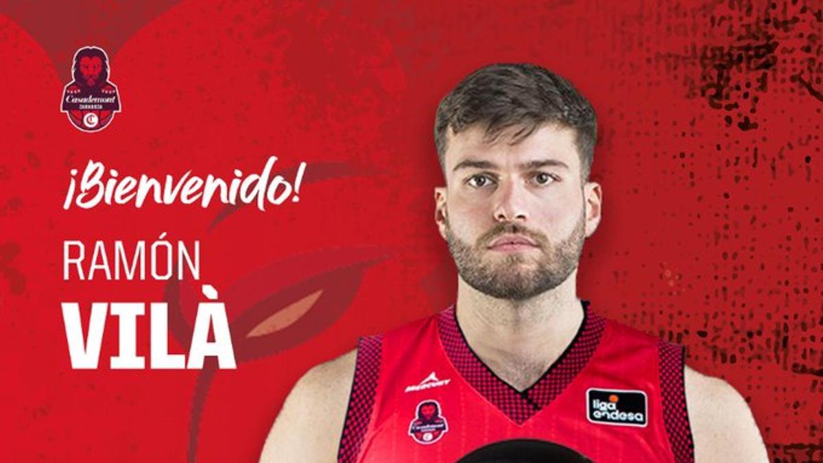 Ramón Vilà, nuevo jugador del Casademont Zaragoza