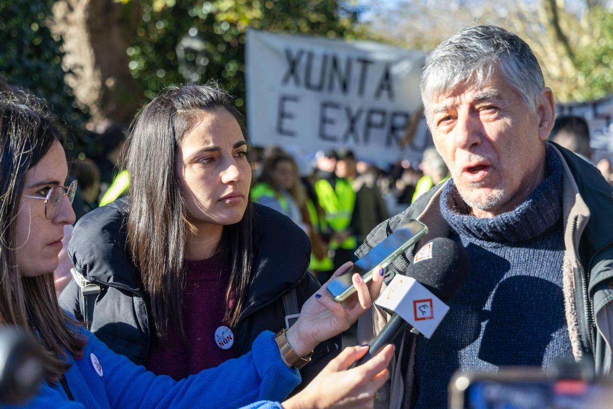 Manifestación multitudinaria contra el proyecto de celulosa de Altri en ...